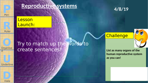 Sexual reproduction WHOLE UNIT - Exploring science (Year 7) | Teaching ...