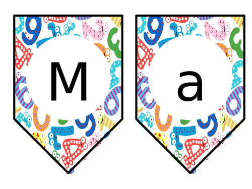 EYFS Maths Area Bunting | Teaching Resources EYFS Maths Area Bunting | Teaching Resources