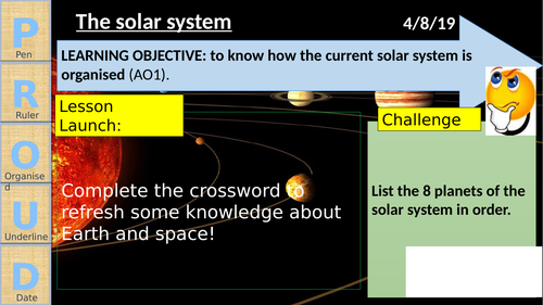 Earth and Space WHOLE UNIT - Exploring science (Year 8) | Teaching ...