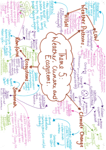 Theme 5 - Climate Change, Weather and Ecosystems Revision Poster ...