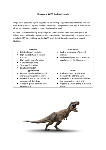 BTEC Level 3 Business Unit 1: Exploring Business - Situational Analysis ... BTEC Level 3 Business Unit 1: Exploring Business - Situational Analysis ...