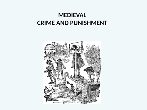 Crime and Punishment Photo Pack Activity with Worksheet and PowerPoint ...