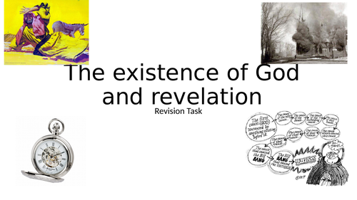 Revision activities for AQA Religious Studies A G.C.S.E The Existence ...