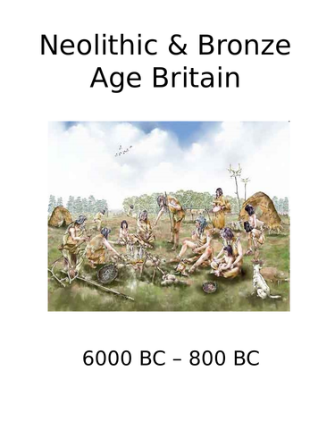 Timeline & Market Place Activity: Neolithic & Bronze Age Britain ...