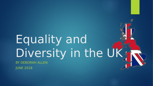 Equality And Diversity Power Point Explaining The 9 Protected