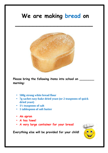Food Technology: Bread | Teaching Resources