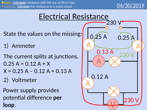 GCSE Physics: Electrical Resistance | Teaching Resources