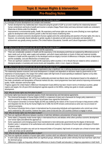 Human rights checklist | Teaching Resources