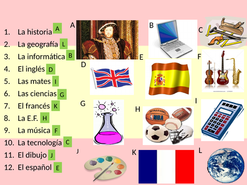 School / Colegio - Series of Lessons | Teaching Resources
