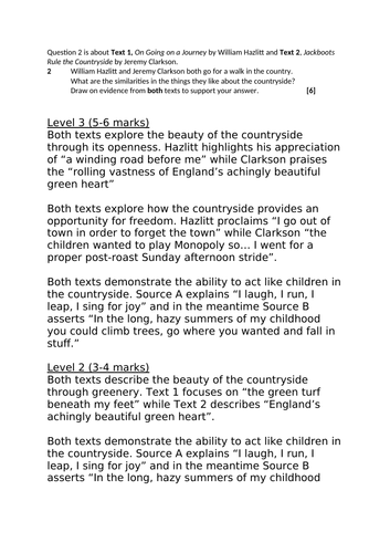 Levels 5, 7, 9 model answers (OCR GCSE English Language Paper 1 June ... Levels 5, 7, 9 model answers (OCR GCSE English Language Paper 1 June ...