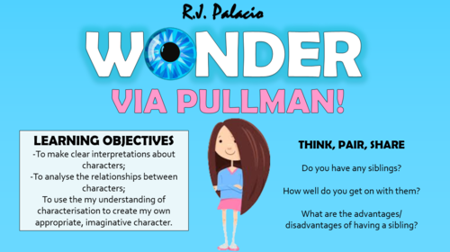 Wonder - Via Pullman! | Teaching Resources