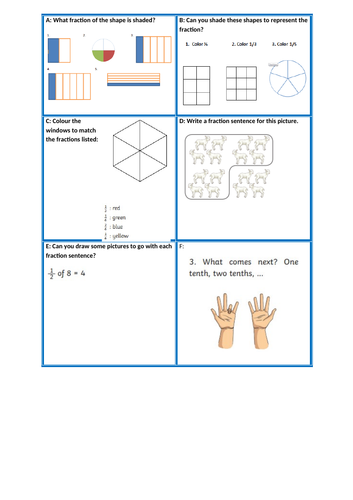 FRACTIONS Year3 | Teaching Resources