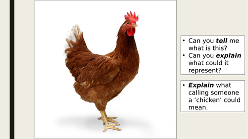 Chicken by Mark Wheeler SOW PowerPoints | Teaching Resources