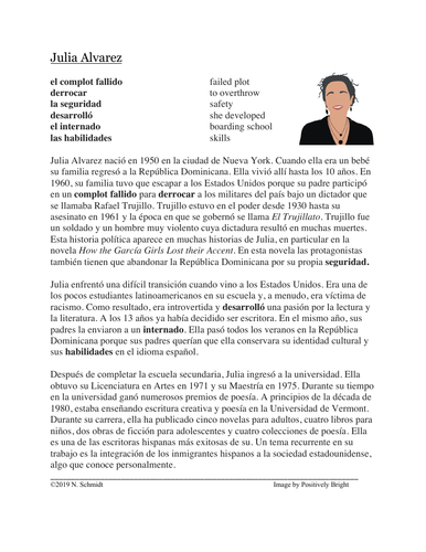 Julia Alvarez Biografía: Spanish Biography on Dominican-American Writer ...