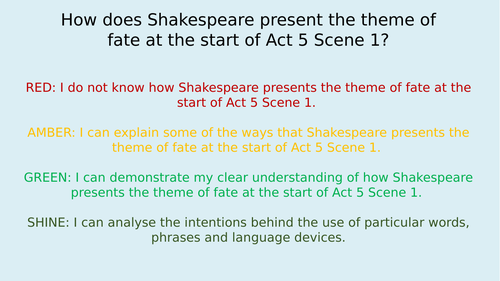 Romeo and Juliet - Whole of Act 5. 6 lessons. | Teaching Resources