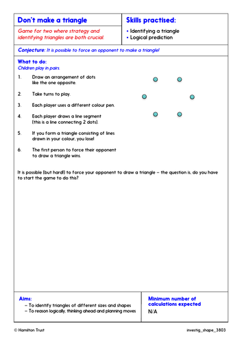Recognise line symmetry; name/sort 2-D shapes - Problem-Solving ...