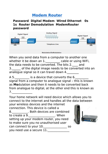 Introduction to Home Networking | Teaching Resources
