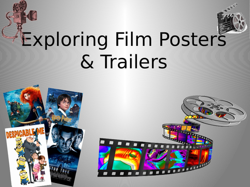 Film Study : Posters & Movie trailers | Teaching Resources