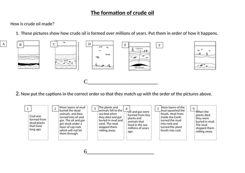 Oil Formation For Kids