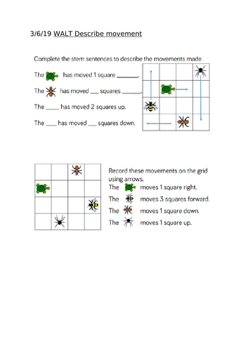Year 2 Summer Block 1 White Rose Position and Direction | Teaching ...