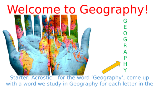 Introduction to Geography | Teaching Resources
