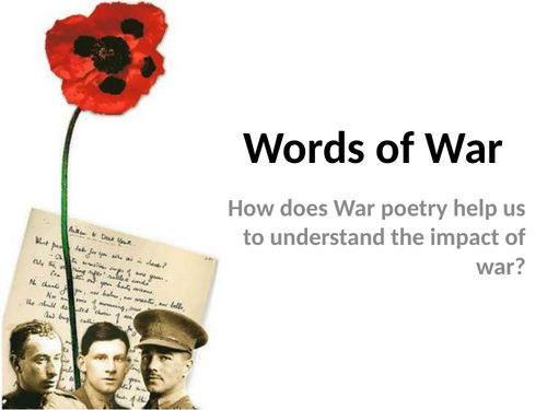 KS3 War Poetry | Teaching Resources