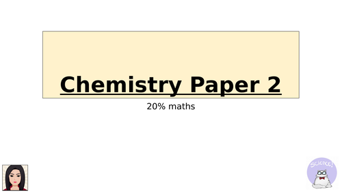 AQA TRILOGY Combined Science Chemistry Foundation paper 2 Revision pack | Teaching Resources