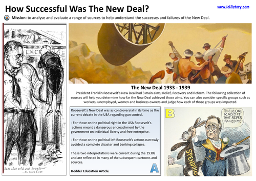 How successful was the New Deal? | Teaching Resources
