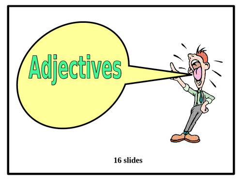 Adjectives PowerPoint | Teaching Resources
