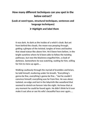 10 easy to use starters for GCSE English Language | Teaching Resources