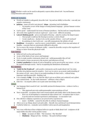 A-Level OCR Philosophy Notes | Teaching Resources A-Level OCR Philosophy Notes | Teaching Resources