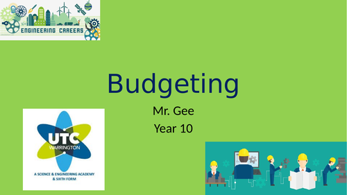 Budgeting Lesson | Teaching Resources