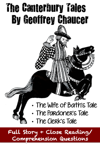 The Canterbury Tales - Close Reading Comprehension Passages + Questions ...