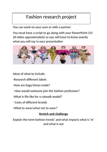 Research Projects - Independent Study | Teaching Resources