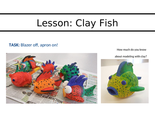 KS3 Clay Fish Project PowerPoint | Teaching Resources