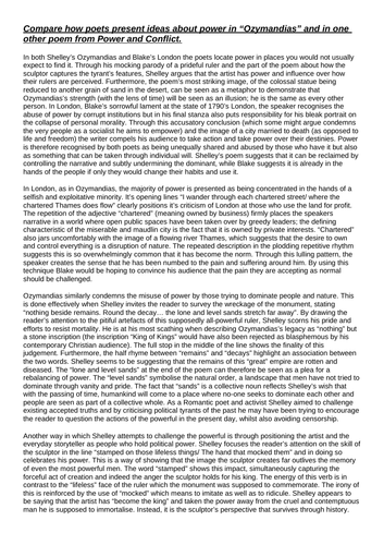 Model Answers Literature Paper 2 June 2018 AQA War and Conflict ... Model Answers Literature Paper 2 June 2018 AQA War and Conflict ...