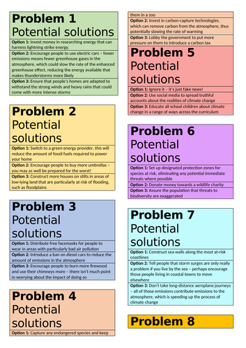 The Thunberg Games: a climate crisis DME | Teaching Resources