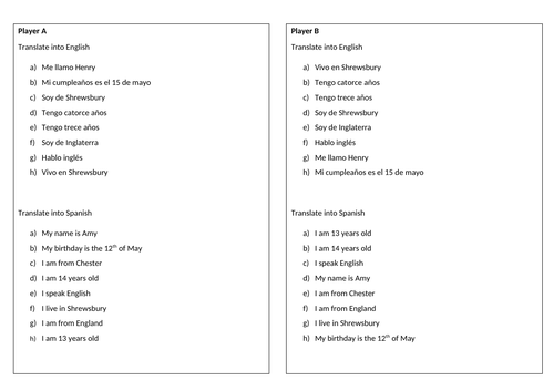Big resources pack on basic intros in Spanish - beginners | Teaching ...