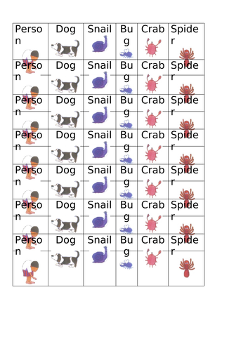 One is a snail Ten is a crab maths challenges | Teaching Resources
