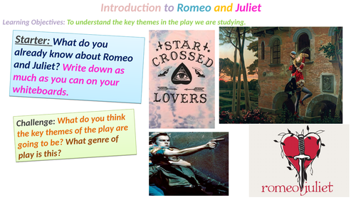 Romeo and Juliet - 11 lessons | Teaching Resources