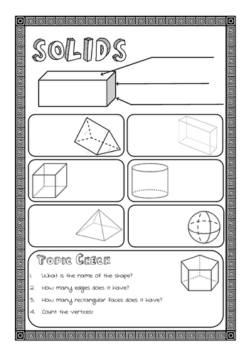 Solids | Teaching Resources