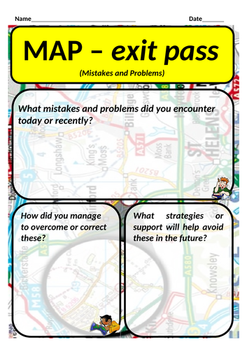 Exit pass - Mistakes and problems | Teaching Resources