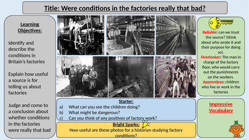 Industrial Revolution Factory Life