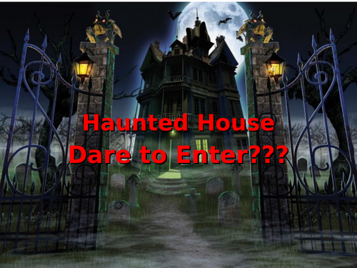 Halloween Haunted House Creative Writing | Teaching Resources