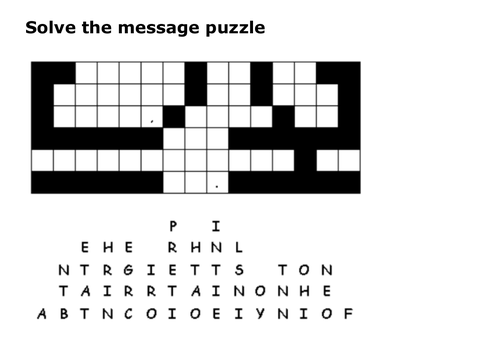 Solve the Fallen Phrase message puzzle from Alfred Hitchcock | Teaching ...