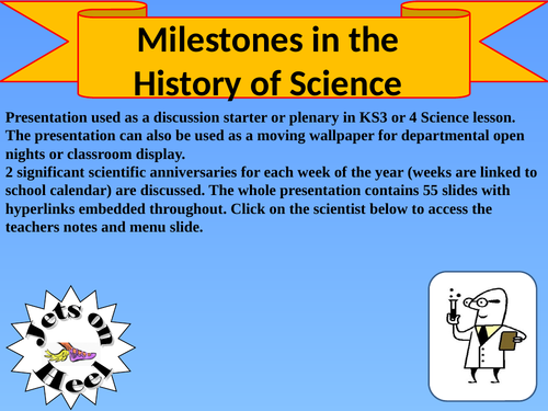 Milestones in Science | Teaching Resources