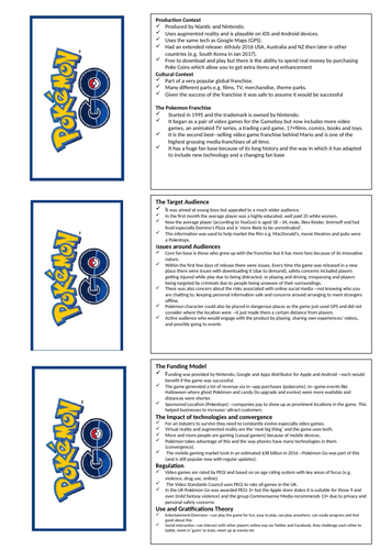 Eduqas GCSE Component 1 Media Revision Cards | Teaching Resources