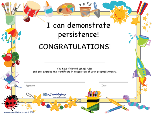 P is for Persistence | Teaching Resources