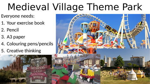 End of Term y7 Medieval Themepark | Teaching Resources