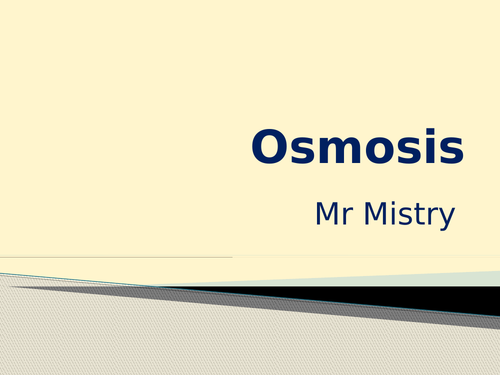 Osmosis Lesson including CORE Practical - AQA CELLS 9-1 BIOLOGY ...